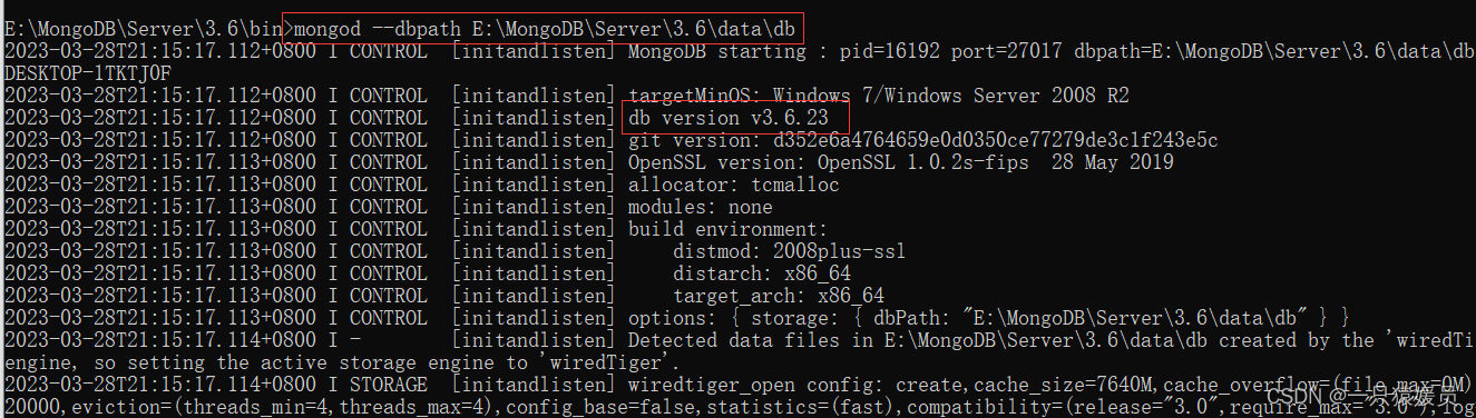 Mongodb的安装配置及多版本管理（超详细）mongodb数据库详细配置 Csdn博客