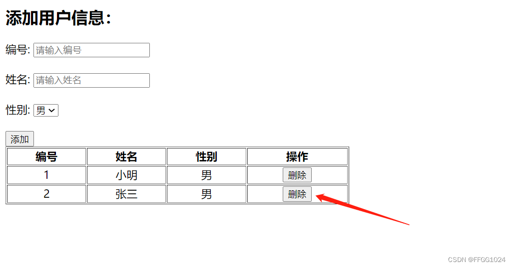 17 Dom 案例：动态表格添加删除和表格校验 Csdn博客 