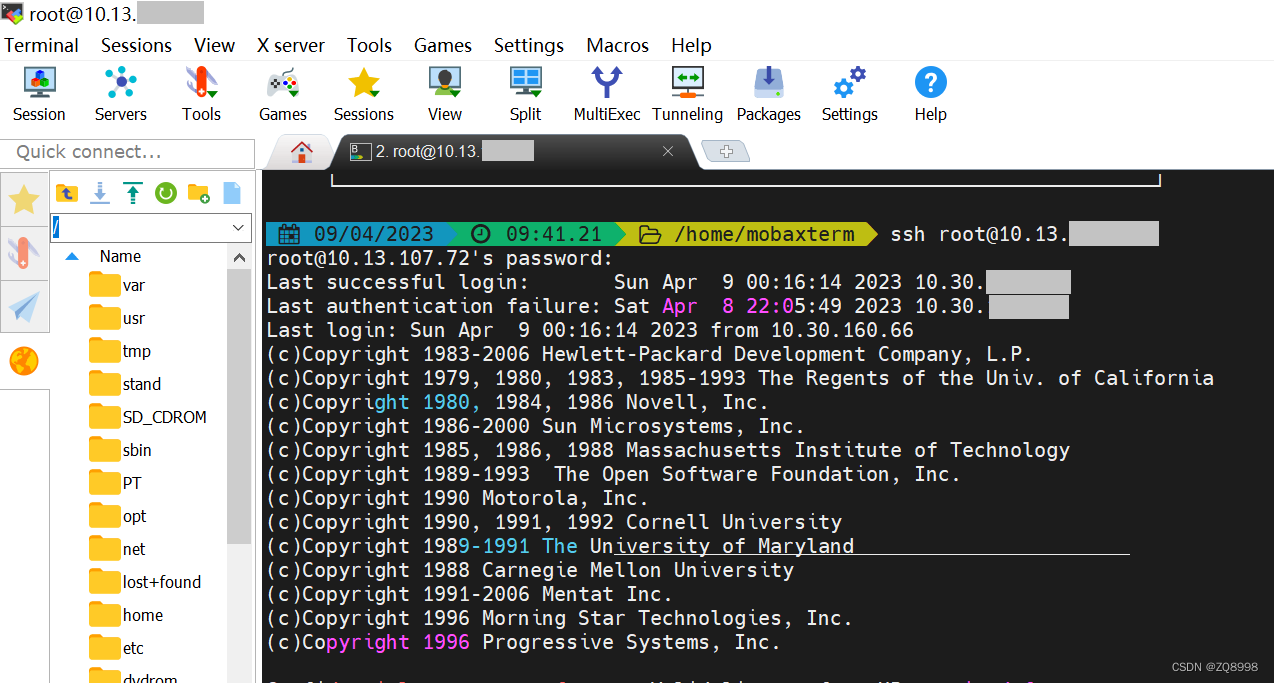 利用MobaXterm通过图形界面管理HP Unix系统_mobaxterm xclock-CSDN博客