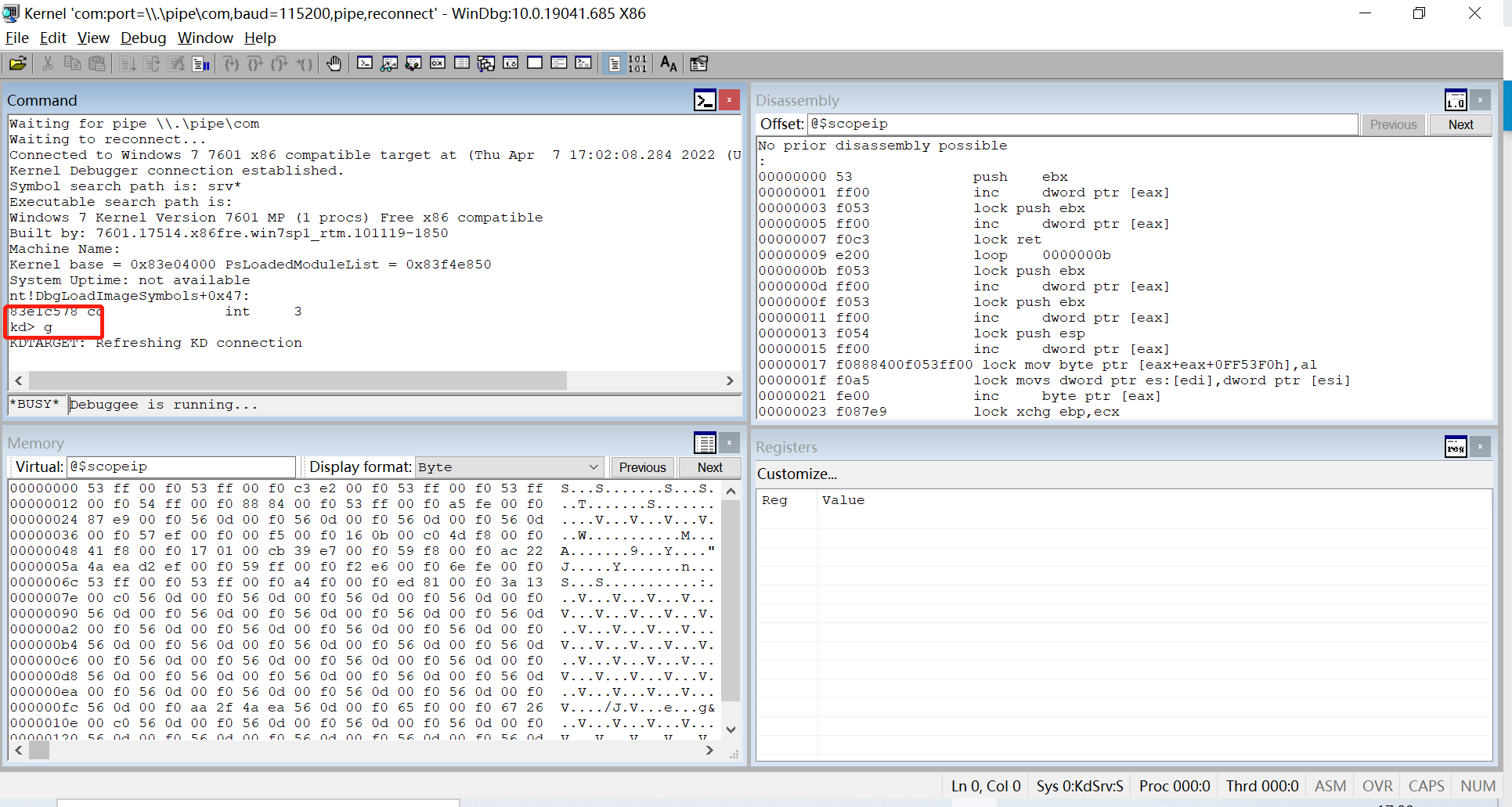 WinDbg搭建双机调试环境（Windows 7+Windows 10）_windbg双机调试-CSDN博客