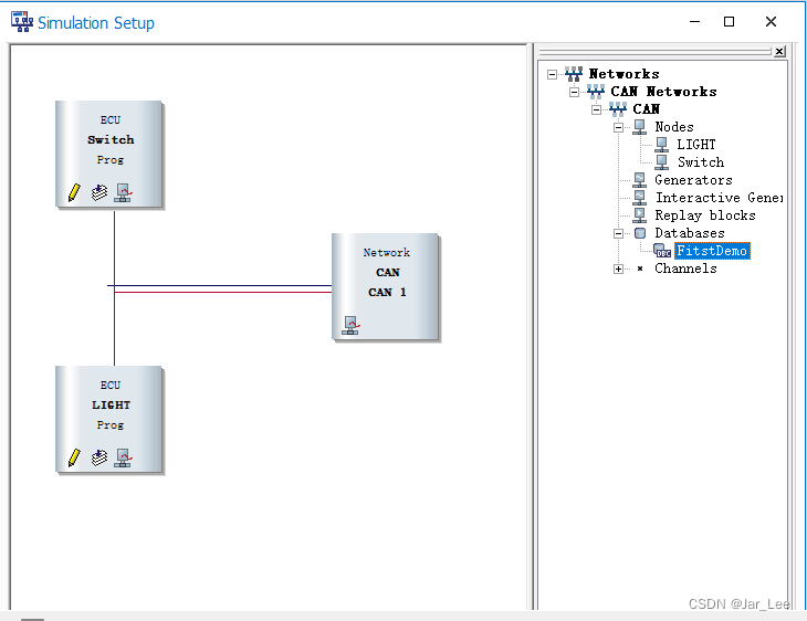 开发一个CANoe仿真Demo_FirstDemo_canoe demo-CSDN博客
