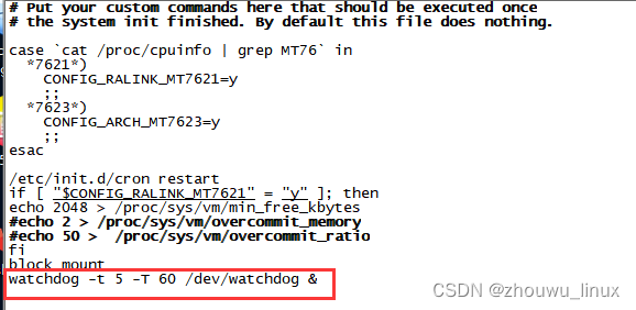 基于mtk-openwrt-sdk-20160324-8f8e4f1e.tar.bz2添加watchdog功能_killall watchdog-CSDN博客