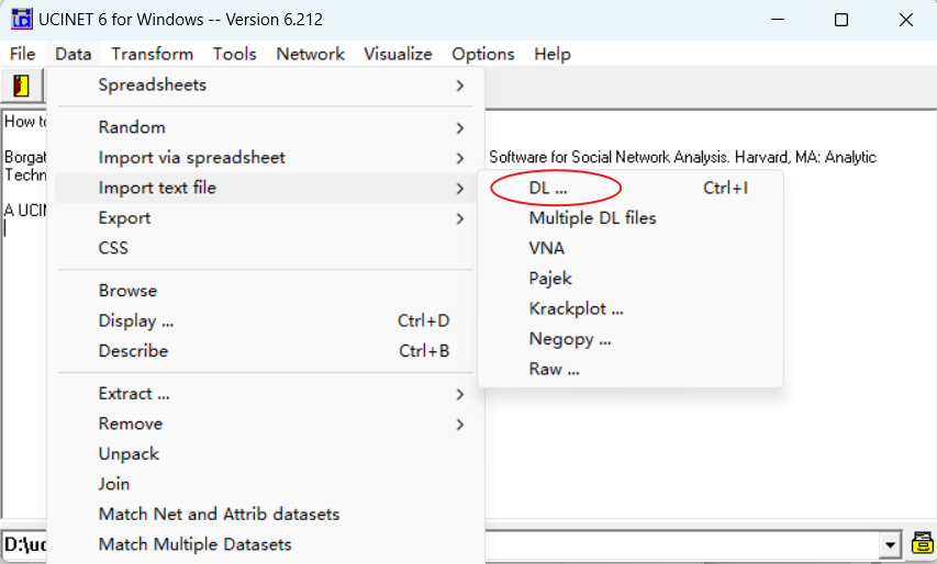 【社会网络分析第3期】ucinet基础功能使用-CSDN博客