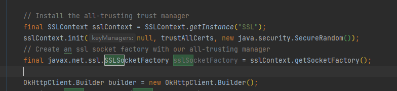 调用外部接口报java.security.InvalidAlgorithmParameterException:the trustAnchors parameter must be non ...