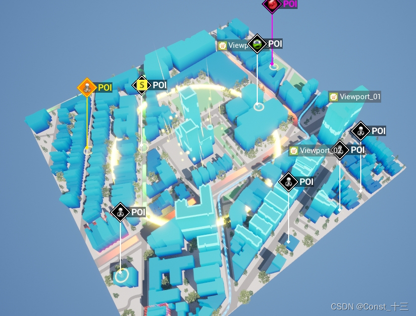 Ue5.2 数字孪生（9）——POI兴趣点_ue中poi点击事件怎么写-CSDN博客