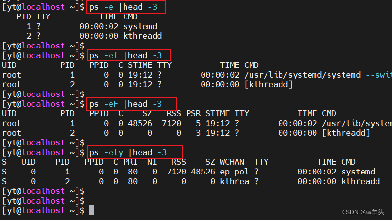 Linux命令_ps & 进程管理_ps -ef-CSDN博客