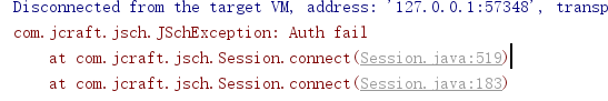 com.jcraft.jsch.JSchException: Auth fail-CSDN博客