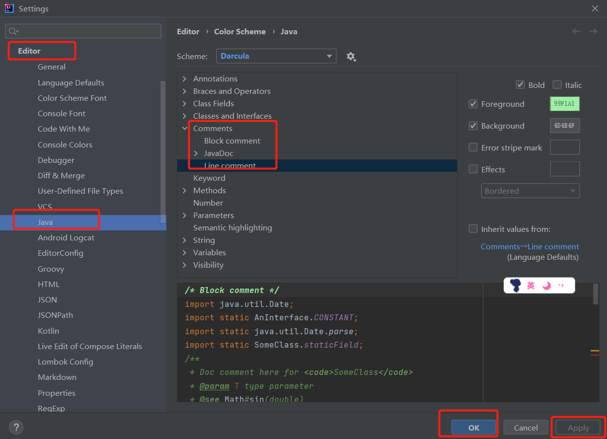 Intellij IDEA How to add a comment and modify the annotation style ...