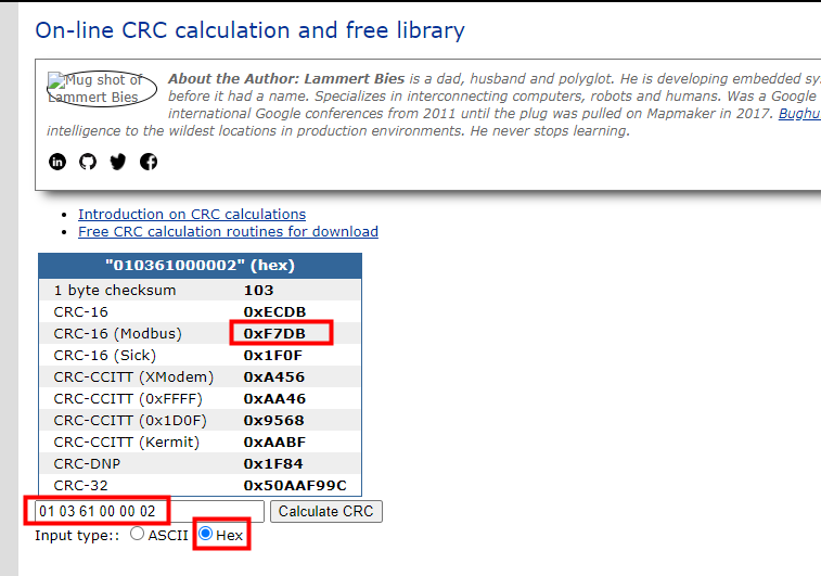 CRC_16---ModBus 计算方法及代码实现_crc16modbus-CSDN博客