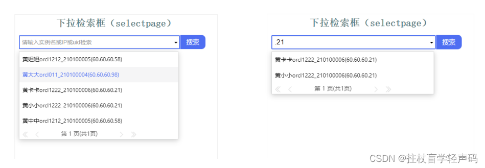 【select输入检索】下拉select支持输入检索之组件selectpage的属性应用详解_select选择列表可以输入检索-CSDN博客