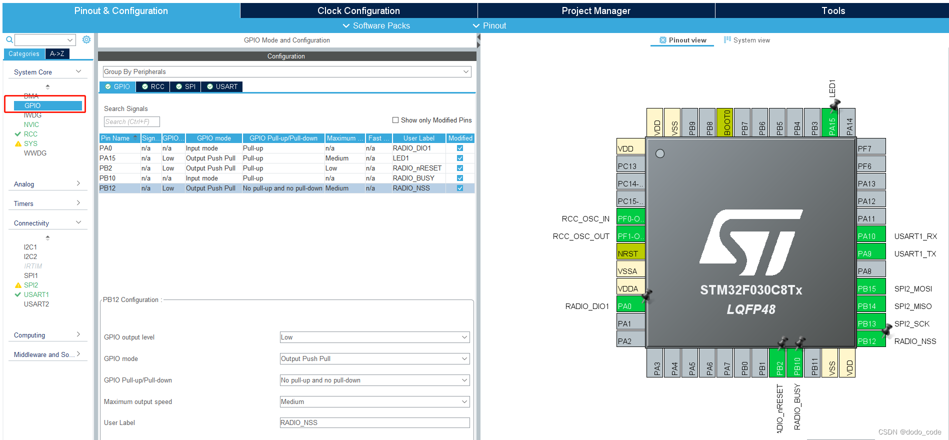LORA_ LLCC68 STM32 cubmex-CSDN博客