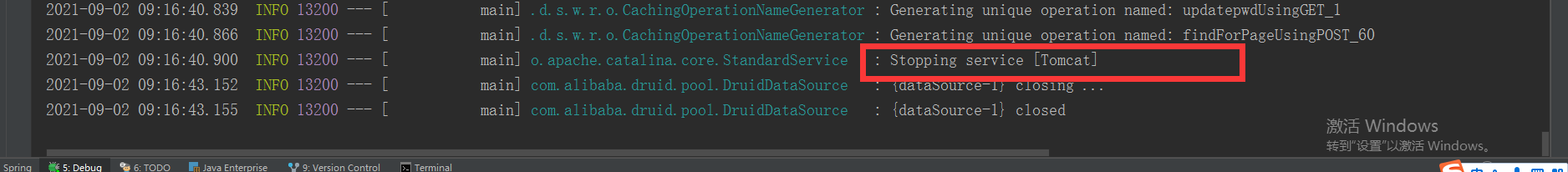 spring boot报Stopping service [Tomcat]-CSDN博客