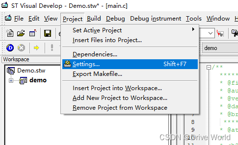 ST Visual Develop 编译环境路径等添加截图-CSDN博客