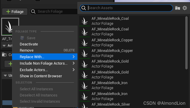 UE5 actor foliage 找不到的问题-CSDN博客
