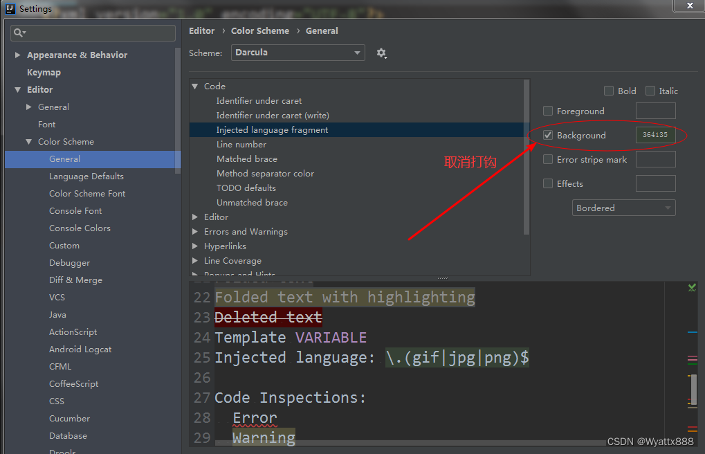 IDEA 去除 SQL代码的黄色块警告/Mybatis或JDBCTemplate_java idea 黄色的sql-CSDN博客
