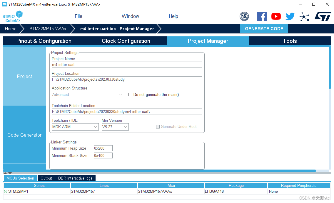 STM32MP157 M4核中断触发试验 A7核串口命令控制LED_stm32mp157 dk2 m4-CSDN博客