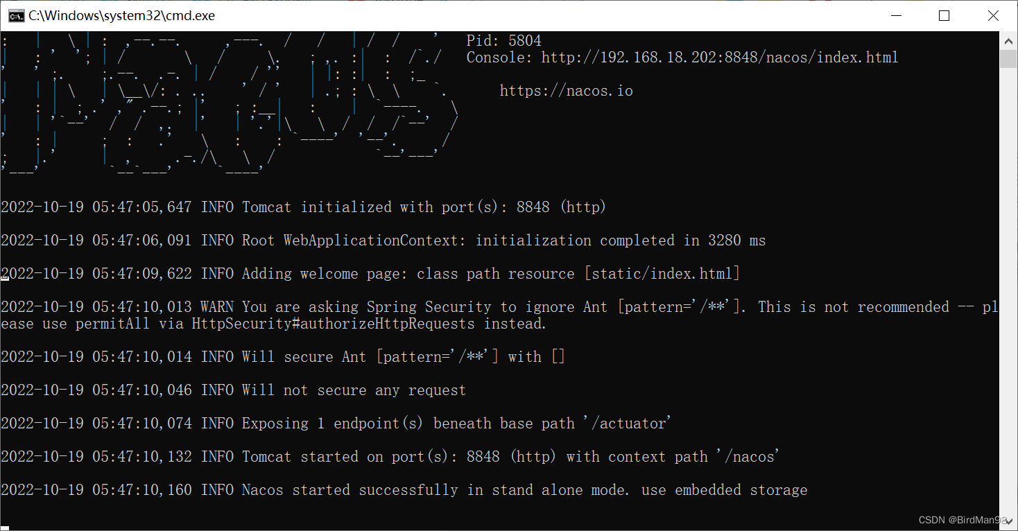 Windows安装Nacos_nacos windows安装启动-CSDN博客