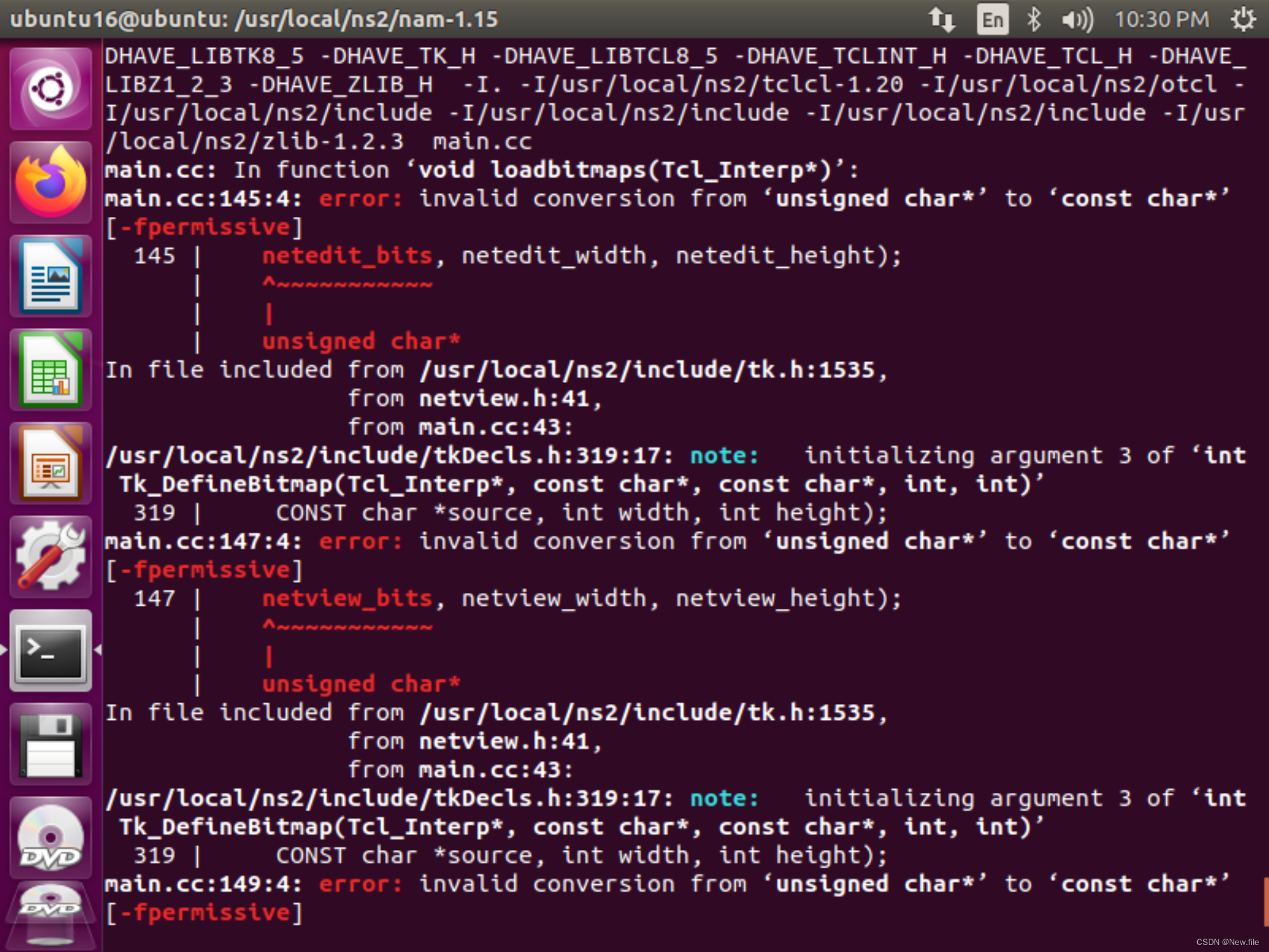 ubuntu安装ns2_ns2安装-CSDN博客