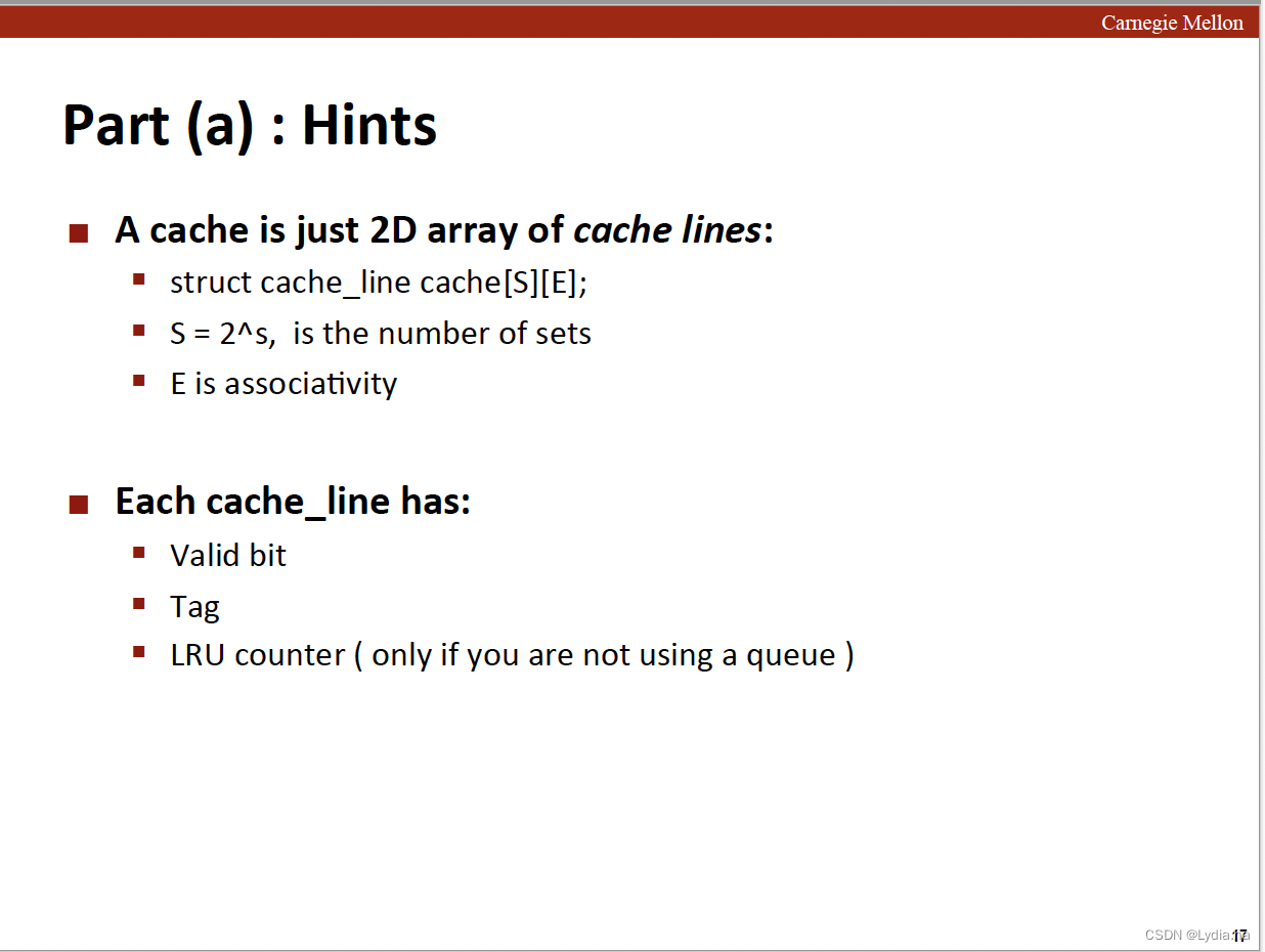 【深入理解计算机系统csapp】 cache lab 实验五_深入理解计算机系统实验五-CSDN博客