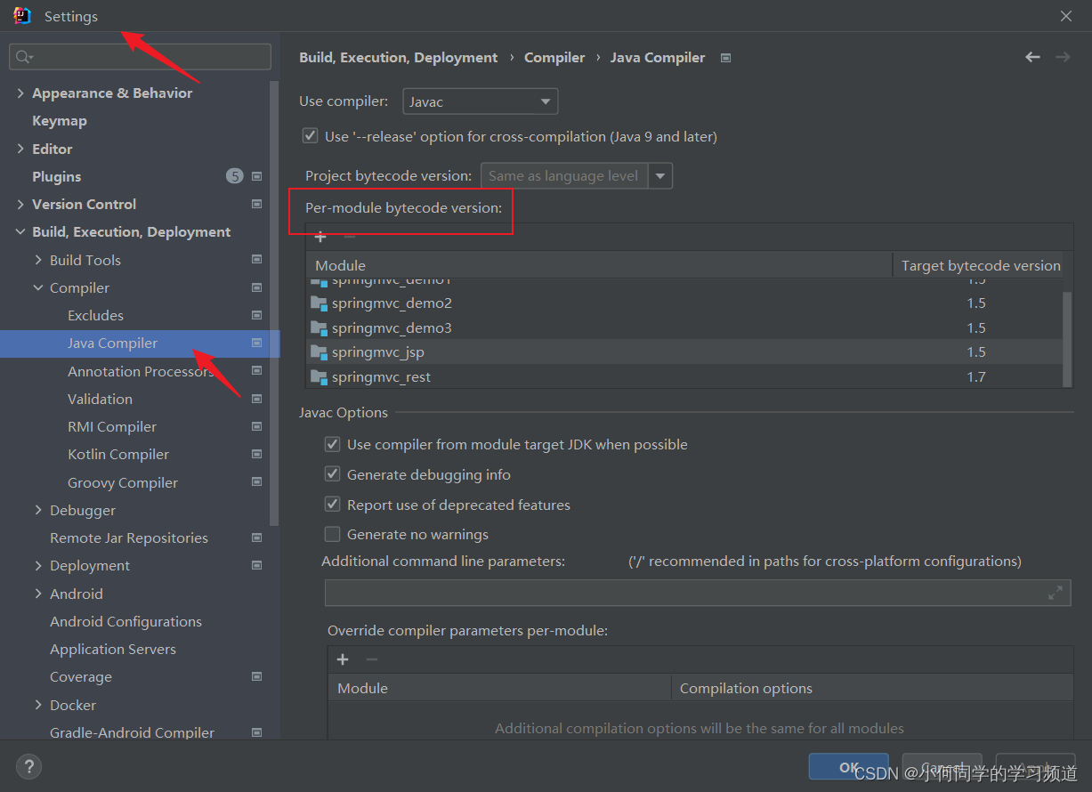 Per Module Bytecode Version经常自动变换 Csdn博客 7344
