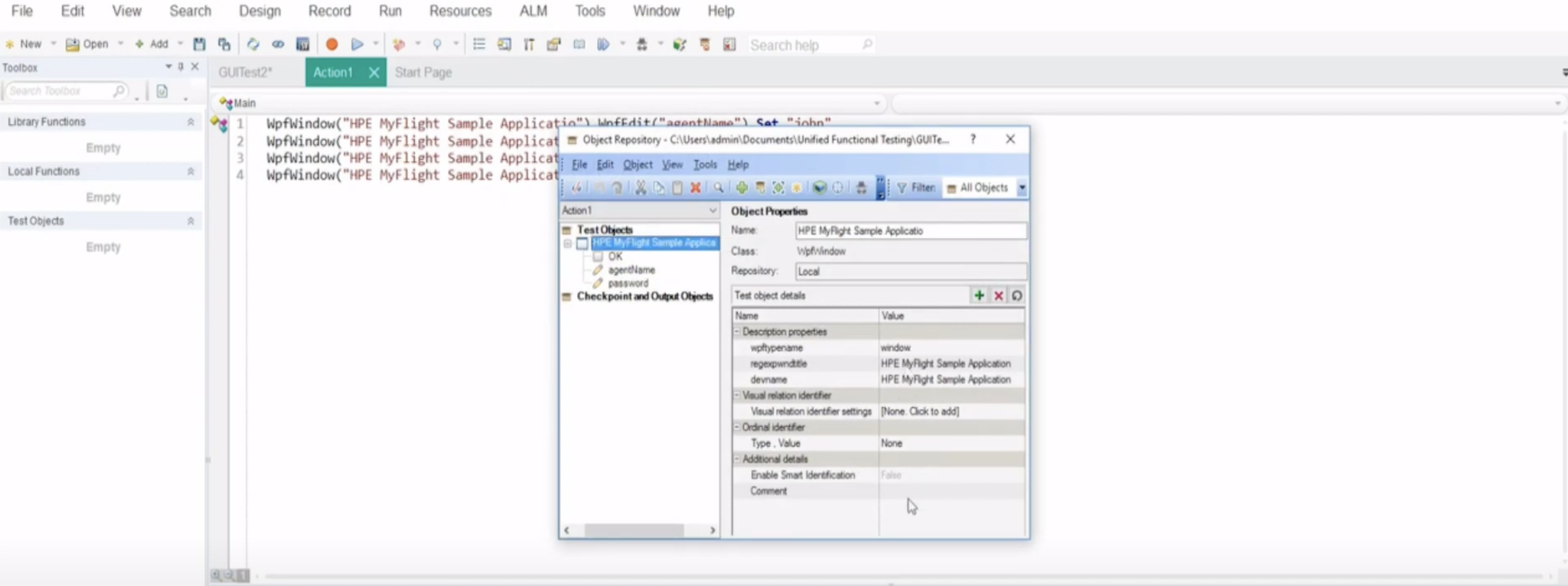 UI自动化测试工具-UFT-Object Repository | Local Object Repository_uft怎么新建对象-CSDN博客