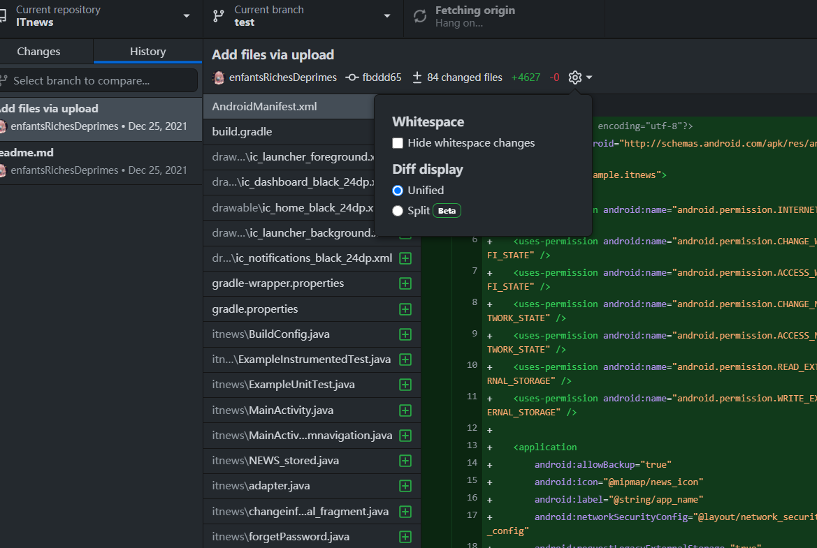 github(desktop)使用教程（六）【保姆版】{选择如何显示差异、创建部分提交、放弃更改}_githubdesktop选中多个文件-CSDN博客