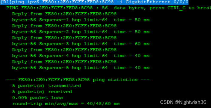 IPV6实验报告_ipv6测试报告-CSDN博客