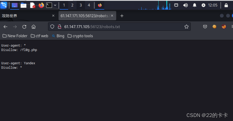 攻防世界Training-WWW-Robots writeup-CSDN博客