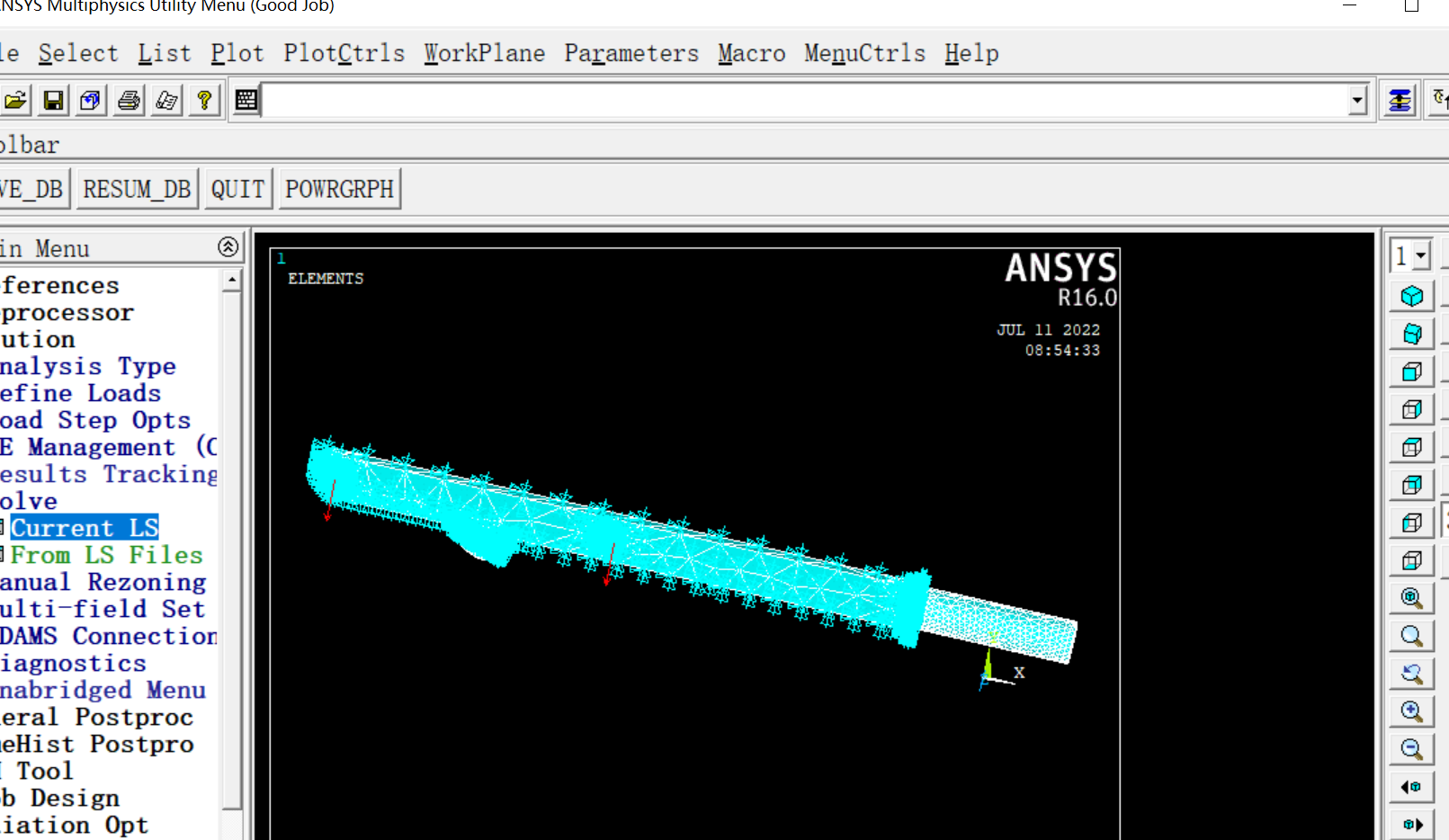 ansys--workbench（导入solidworks)受力分析_workbench导入solidworks模型_Discipline※的博客-CSDN博客