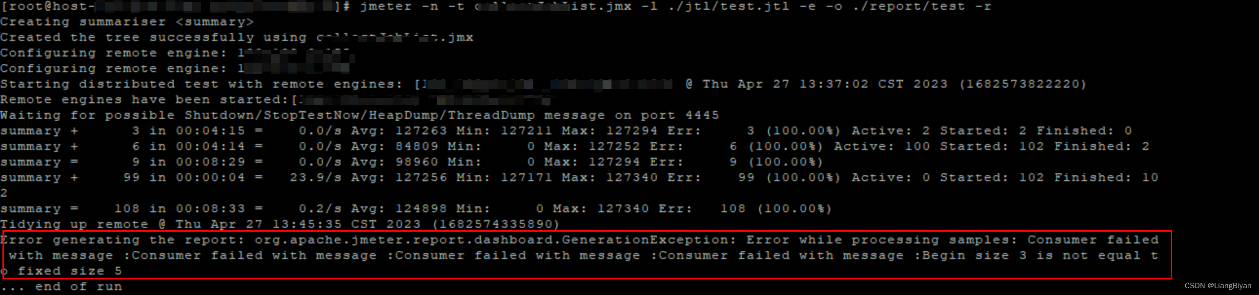 Jmeter|解决html报告生成失败的问题error While Processing Samples Consumer Failed