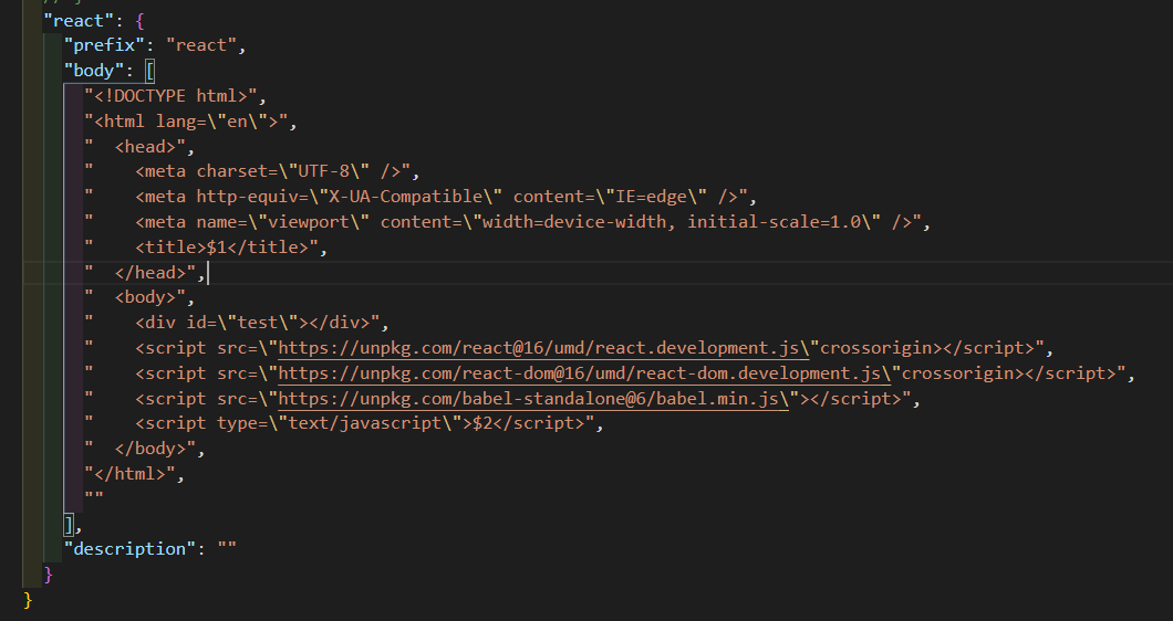 vscode adds user code snippet - Programmer Sought