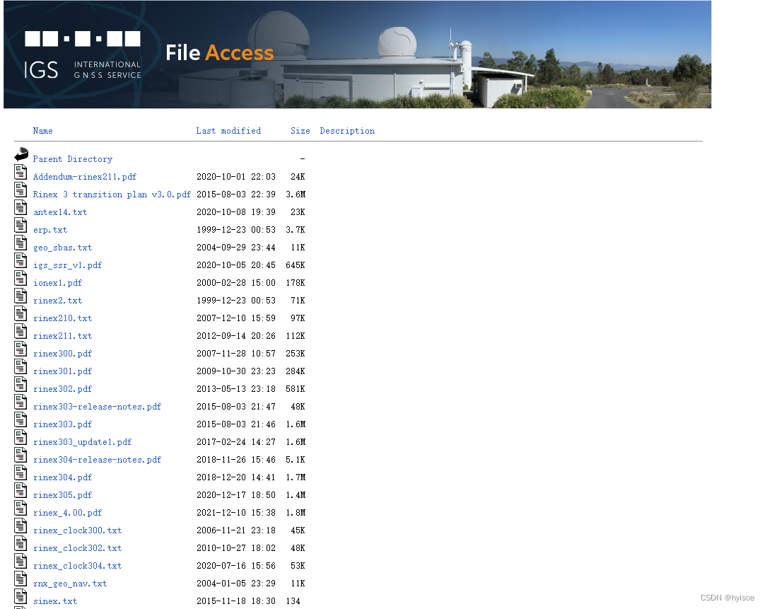 IGS文件格式说明与下载方式- Renix atx ANTEX: The Antenna Exchange Format_renix文件下载-CSDN博客