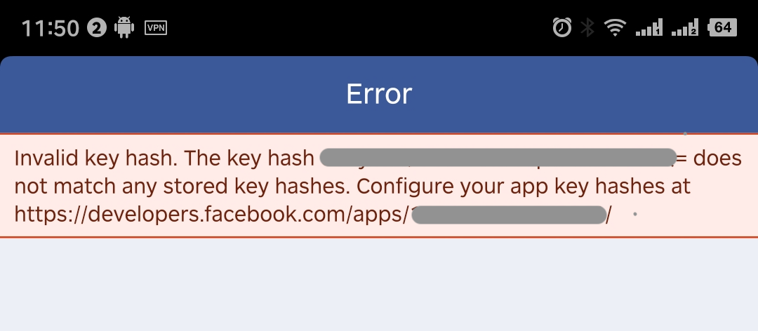 Android集成Facebook登录时遇到的问题invalid key hash.the key hash_invalid key hash. the key hash does not ...