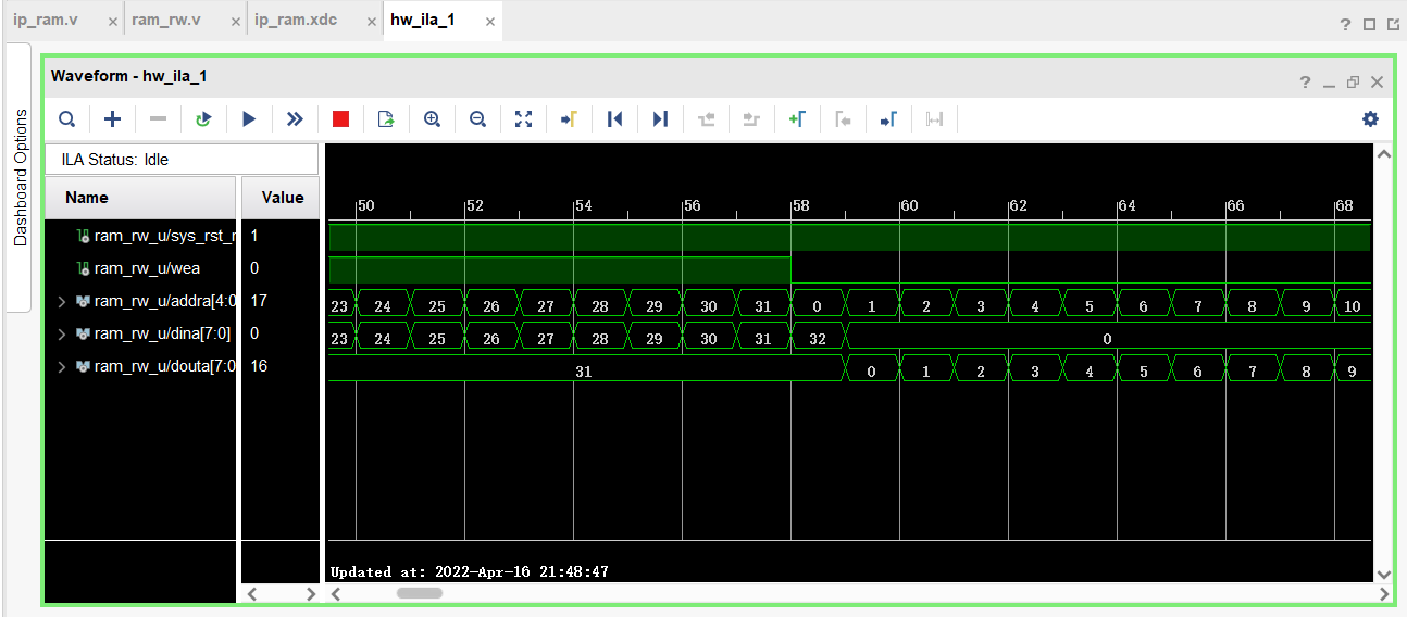 Vivado IP核使用之RAM实验_vivado ram-CSDN博客