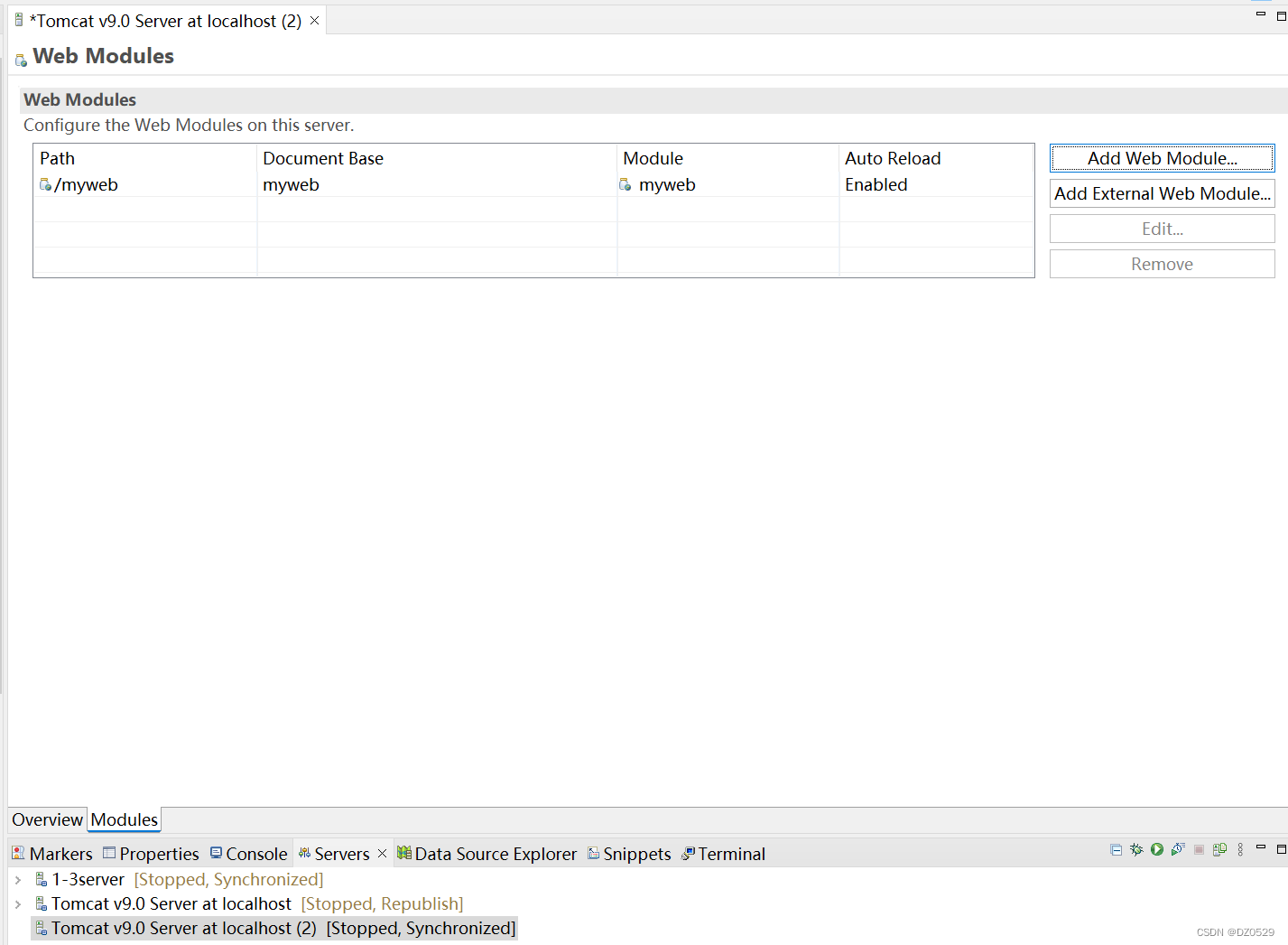关于Eclipse中复制的web项目在Tomcat上重新部署_determined from the dynamic-CSDN博客