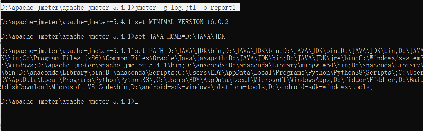 使用jmeter时，在命令行执行生成图表时报错，An error occurred: Error while processing samples: Mismatch between ...