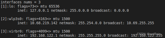 linux 获取网卡接口信息_struct ifreq 头文件-CSDN博客