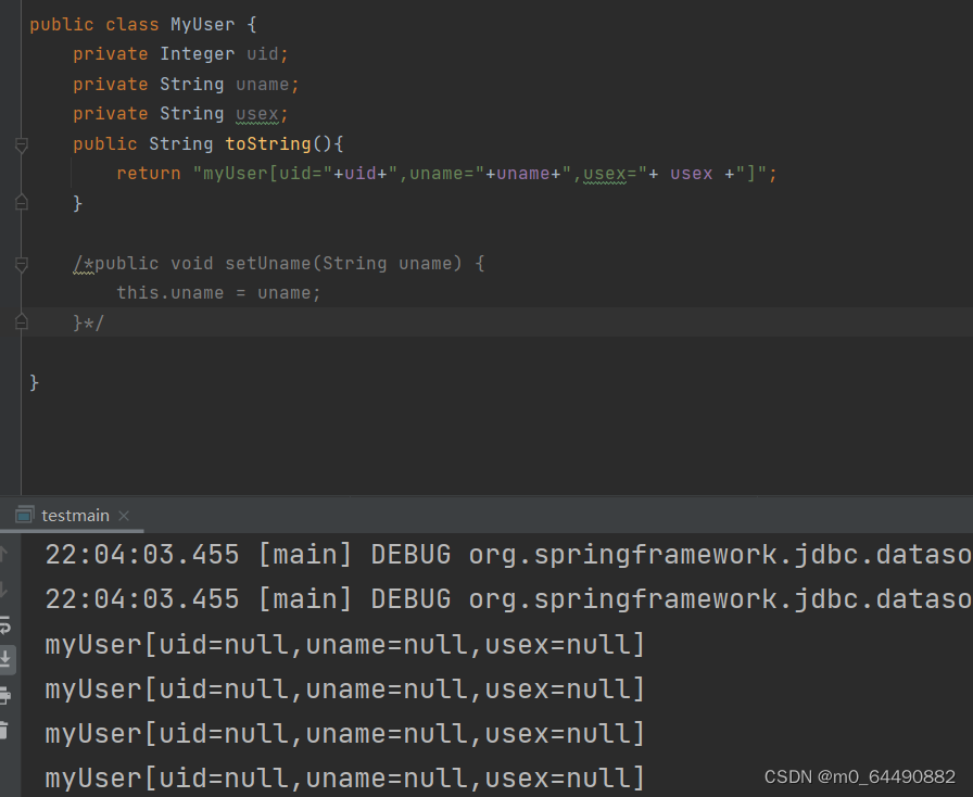 使用jdbctemplate的query方法返回的list中值为空的问题_jdbctemplate查询返回null怎么处理-CSDN博客