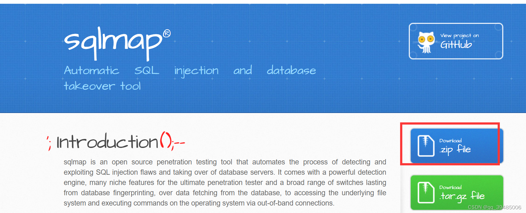 安全测试（一）-Sqlmap的安装_sqlmap安装-CSDN博客