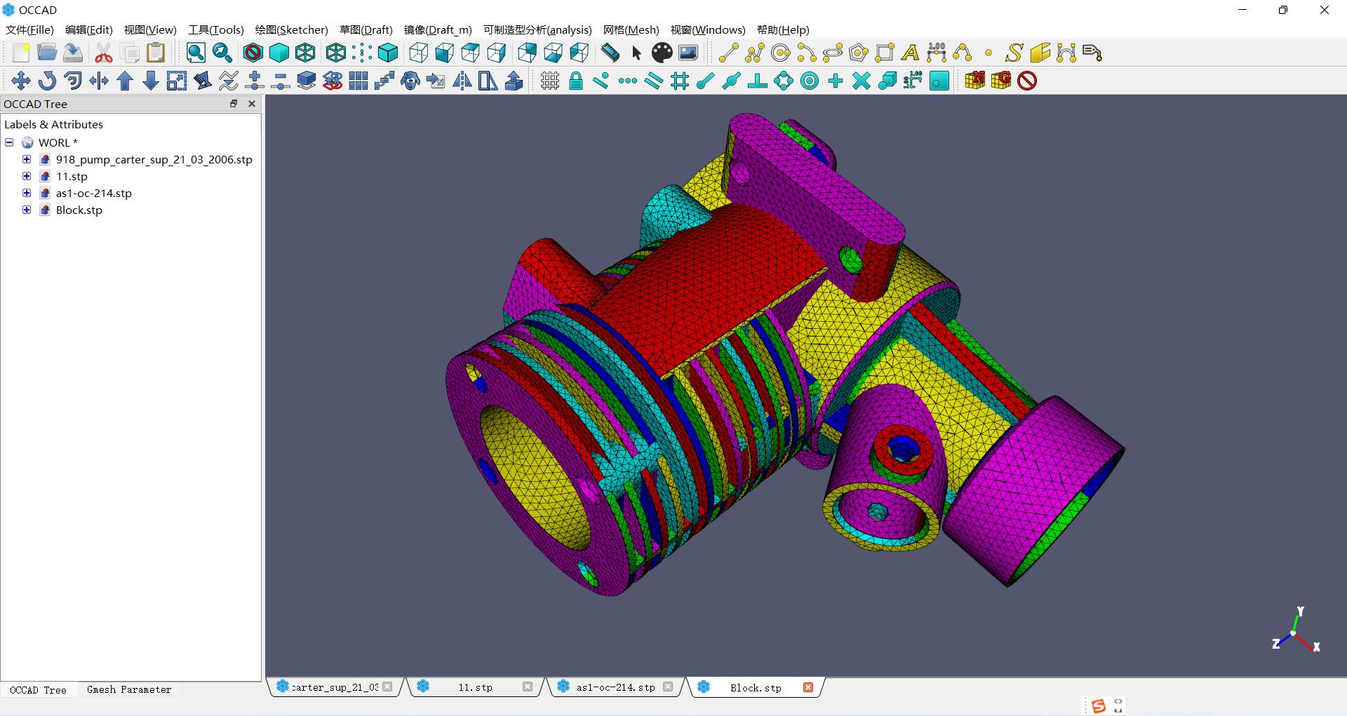 初探QT+OSG+OCC的CAD平台之GMSH划分后以按面获取相应的点与单元_gmsh getnodes-CSDN博客