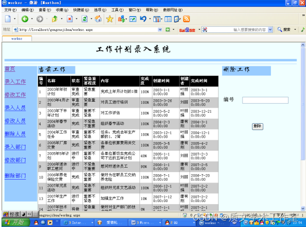 Aspnet 工作计划流程管理系统的设计与实现（论文源码）nueve流程管理系统源码 Csdn博客