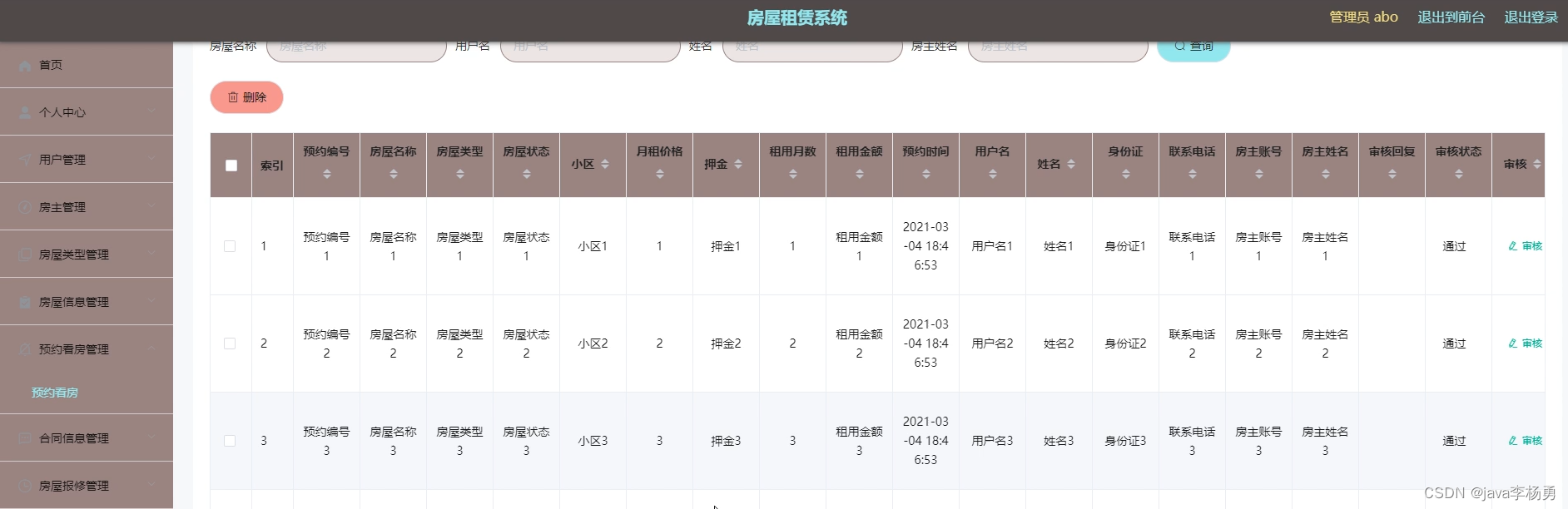 基于javaspringbootvueelement大学生租房平台设计实现基于java的大学生租房管理系统 Csdn博客
