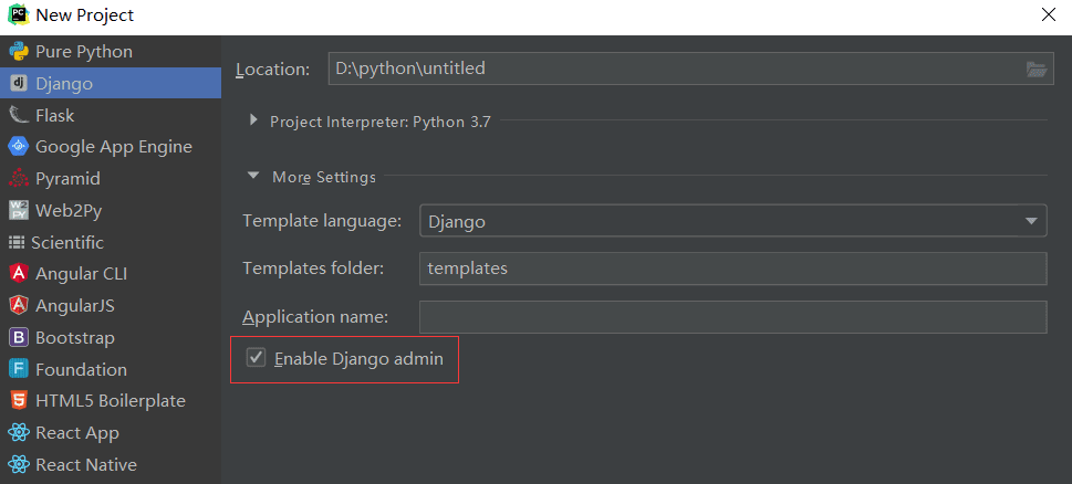 解决Django的【LookupError: No installed app with label ‘admin‘】_python安装了django报错no install app with ...