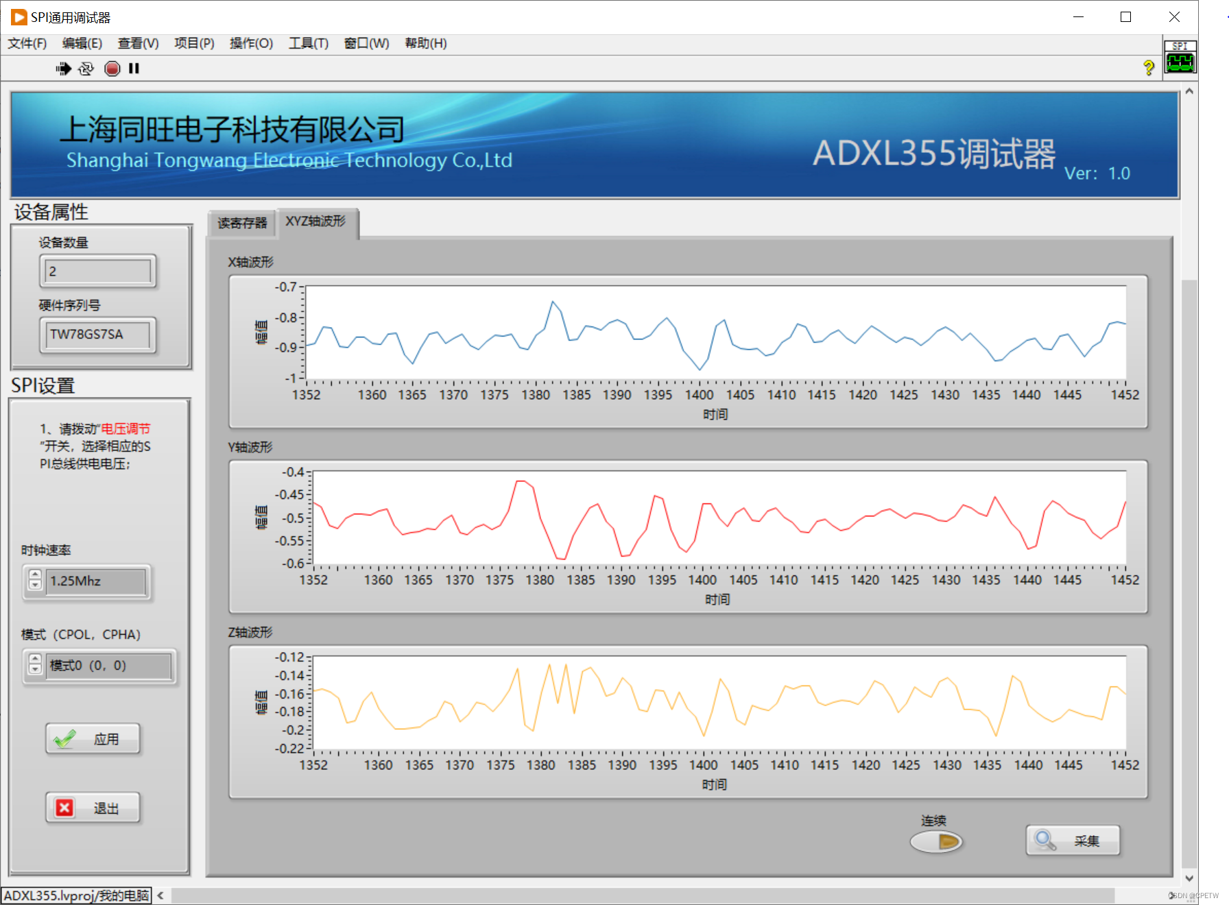 ADXL355 3轴加速度计（SPI/I2C） --- 专业版调试器-CSDN博客