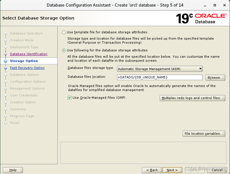【在Oracle Linux 7 上安装Oracle 19c - 基于ASM存储的单实例数据库】_linux7安装asm所需要的包-CSDN博客