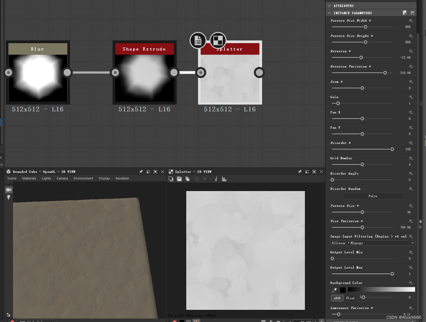 Substance Designer个人学习笔记_substance designer软件笔记_AliceX666的博客-CSDN博客