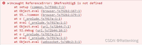 【taro react】---- 编译H5运行后报错：Uncaught ReferenceError: $RefreshSig$ is not defined_taro-ui+react引用 ...