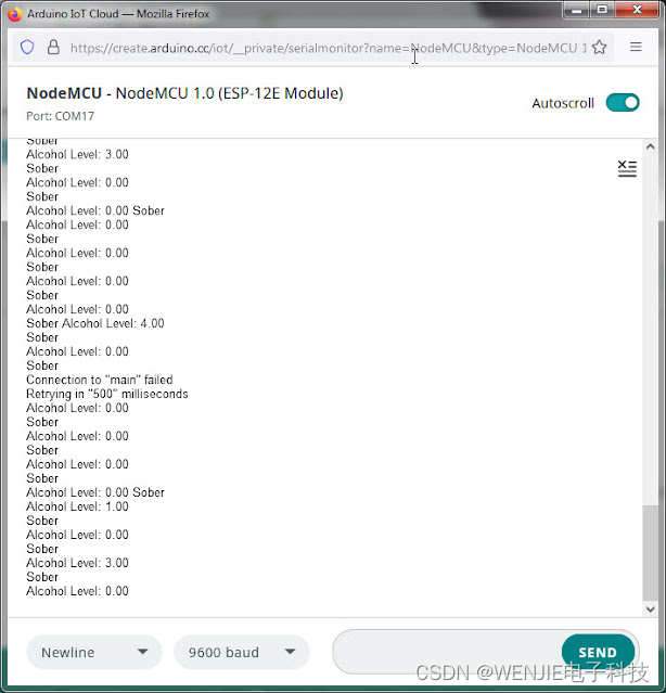 【Arduino 物联网云平台酒精传感器】_mq3酒精传感器代码_「已注销」的博客-CSDN博客