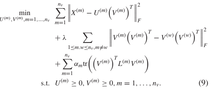 基于非负矩阵分解多视图聚类_基于非负正交矩阵分解的多视图聚类图像分割算法-CSDN博客